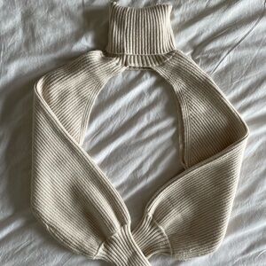 Zara | Sweaters | Zara Cream Turtleneck Shrug Bolero Usm | Poshmark